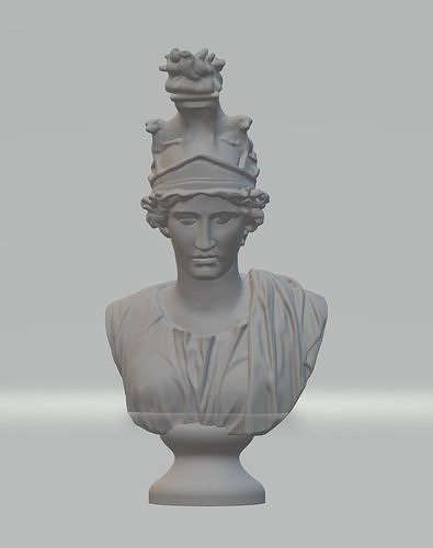 greek bust 3D model 3D printable | CGTrader