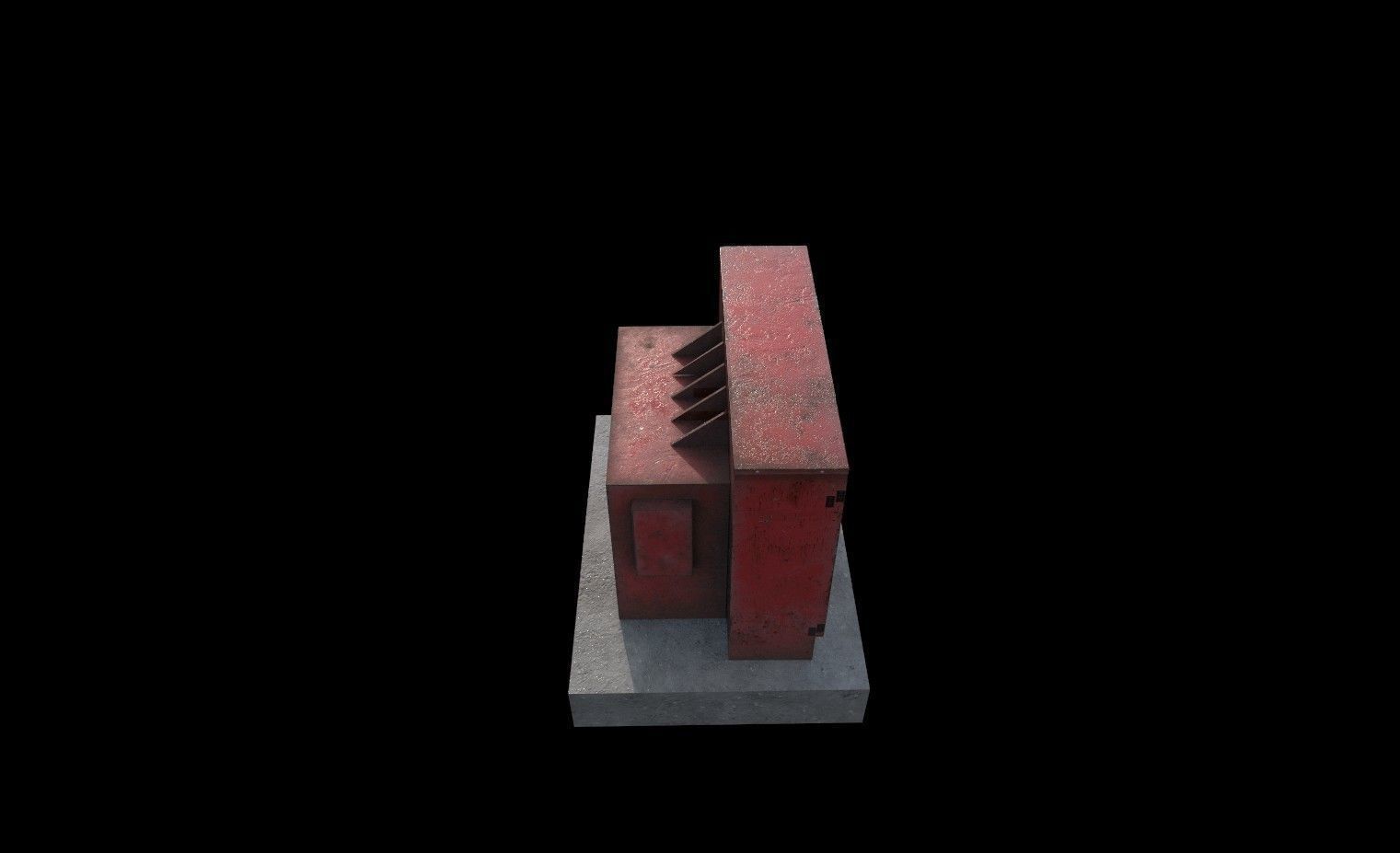 3D model industrial transformer - Low Poly - PBR VR / AR / low-poly ...