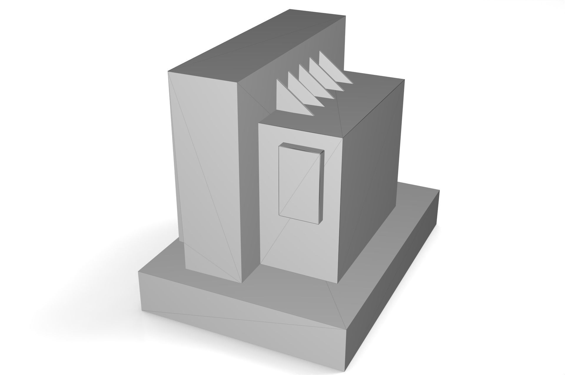 3D model industrial transformer - Low Poly - PBR VR / AR / low-poly ...