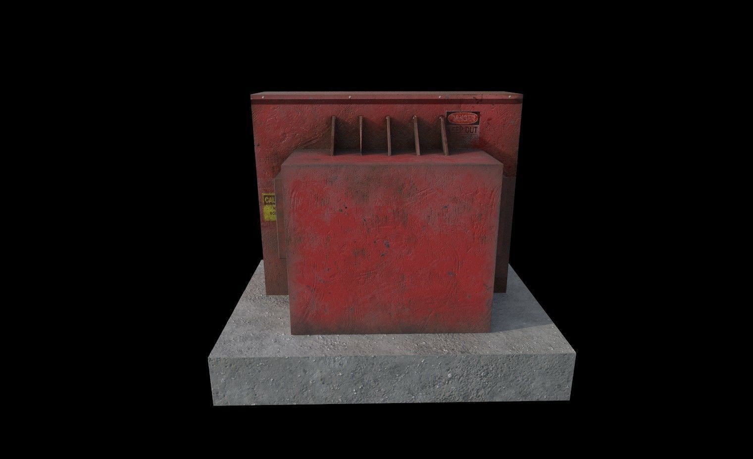 3D model industrial transformer - Low Poly - PBR VR / AR / low-poly ...