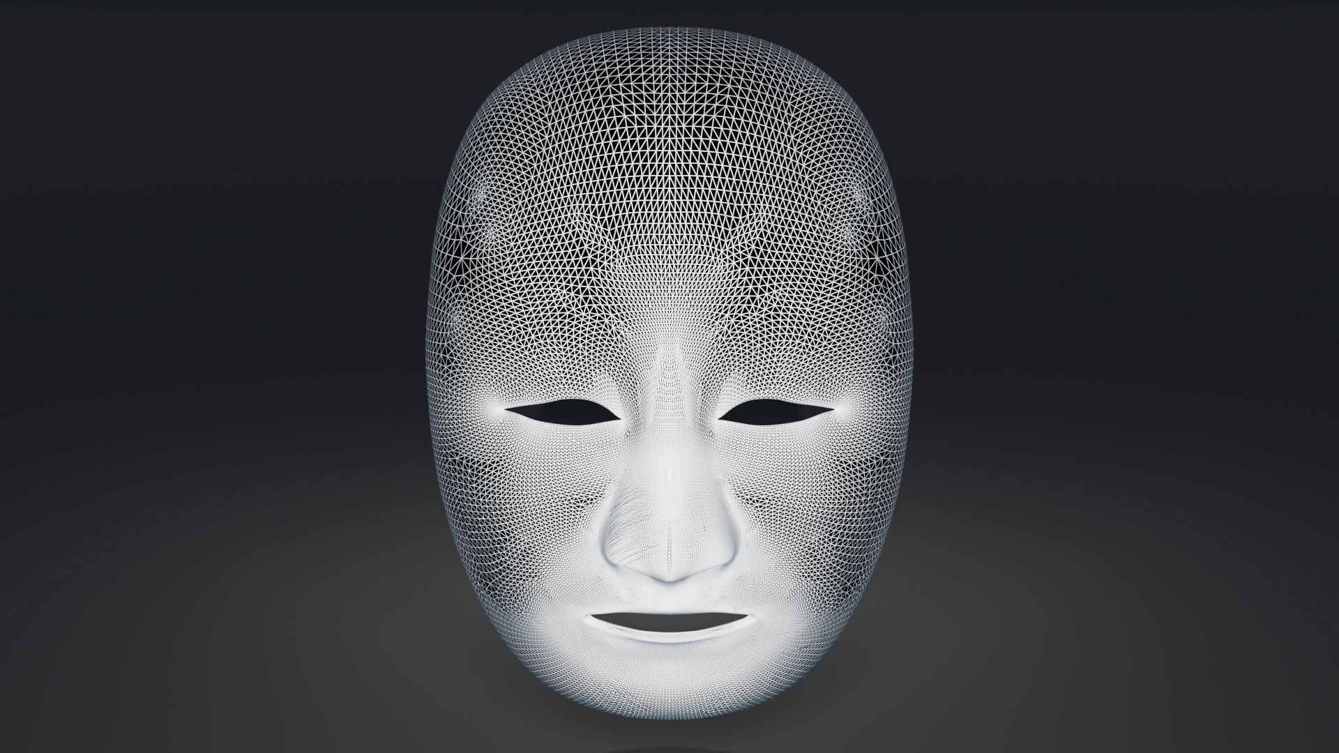 Ancient Noh Mask 3D model | CGTrader