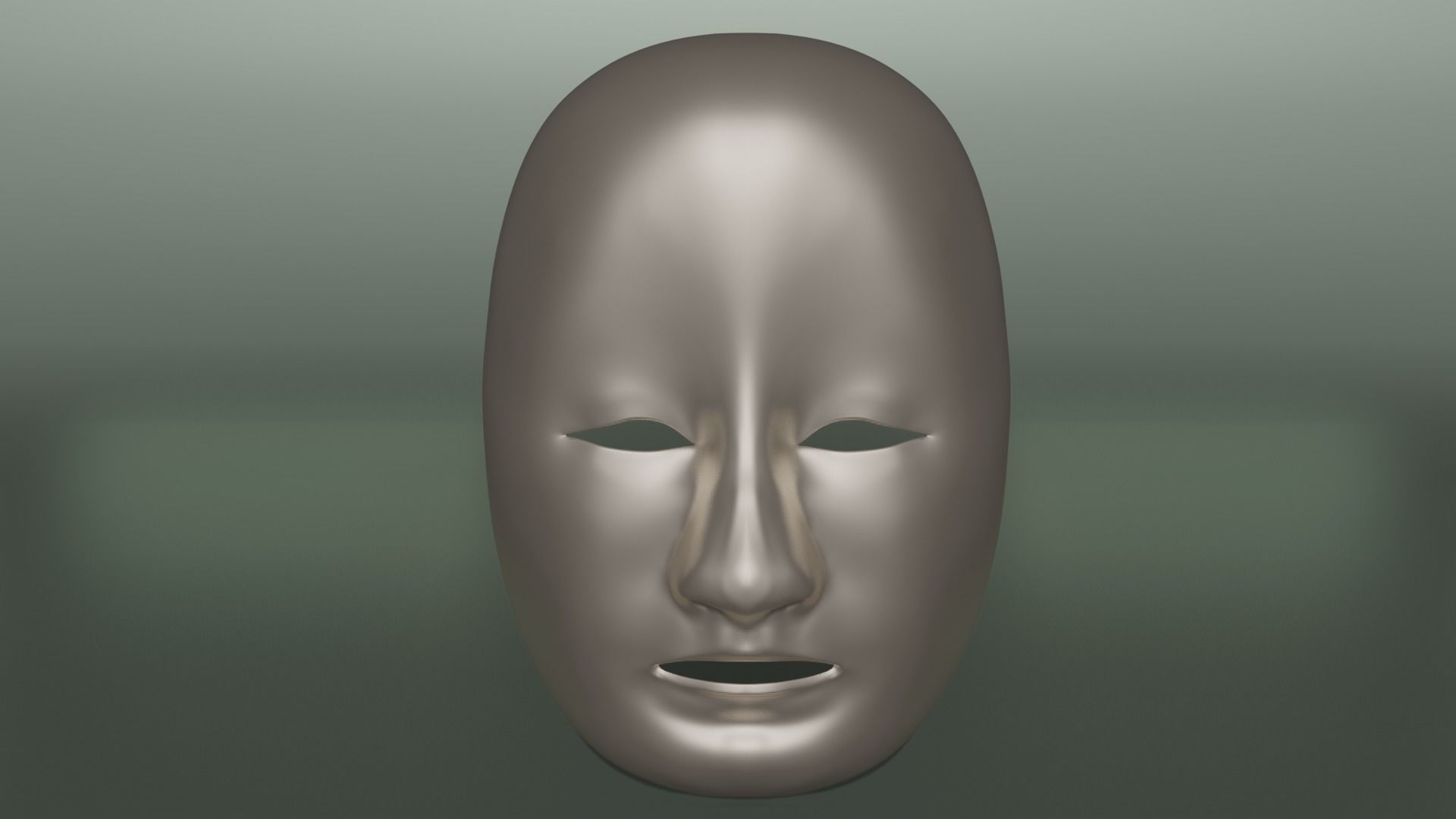Ancient Noh Mask 3D model | CGTrader