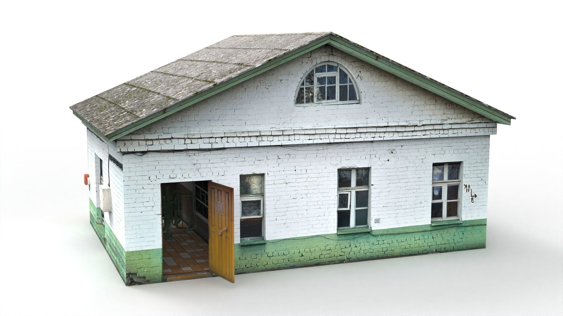 3D model Old Soviet checkpoint VR / AR / low-poly | CGTrader