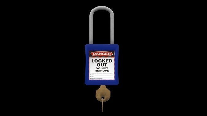 Locked Out Lock 3D model | CGTrader