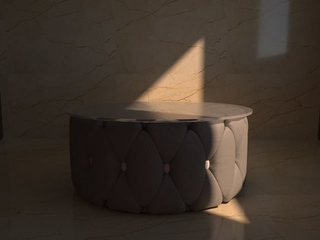 Round sofa for interior free 3D model | CGTrader