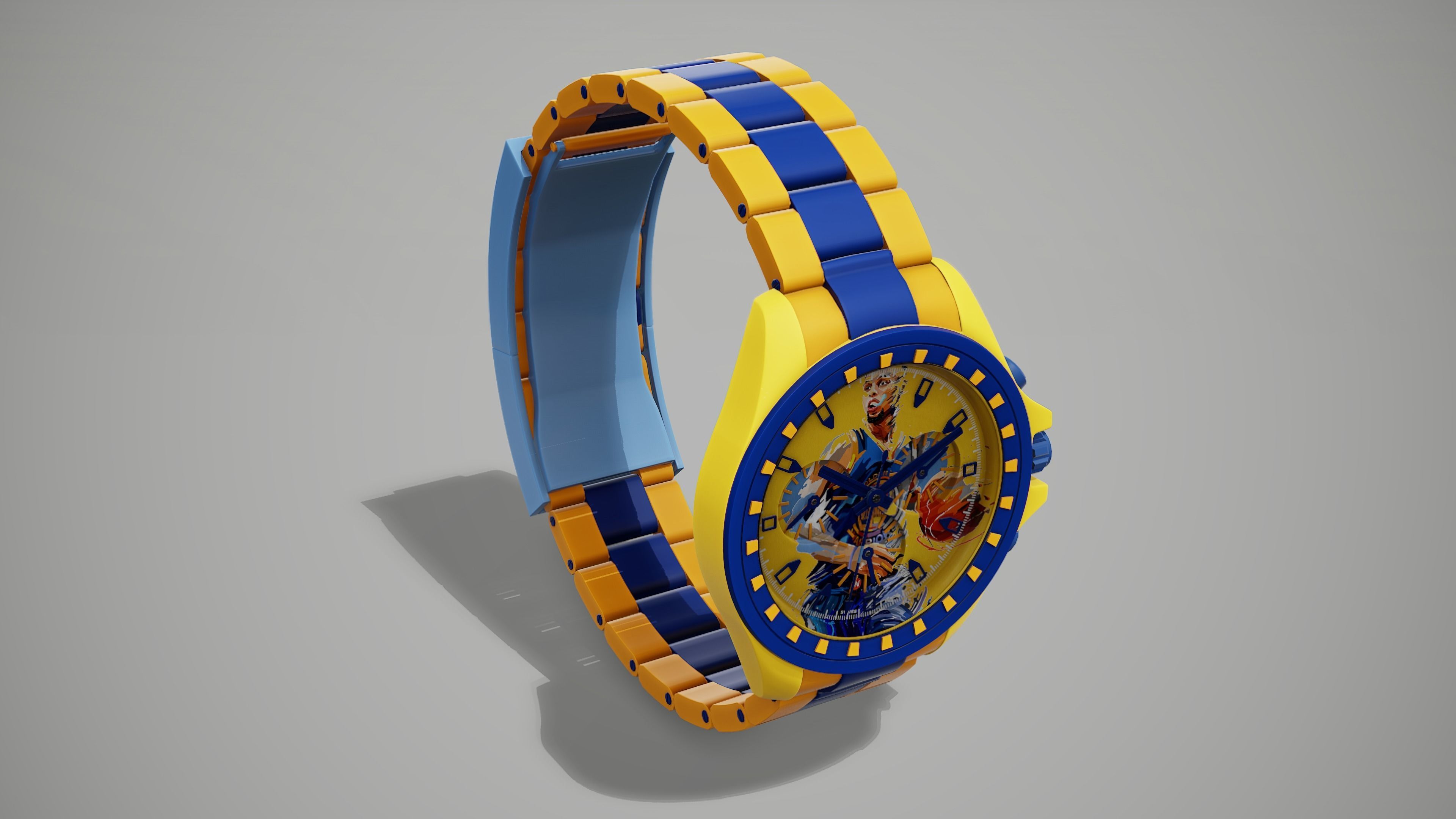 GS Watch 3D model | CGTrader