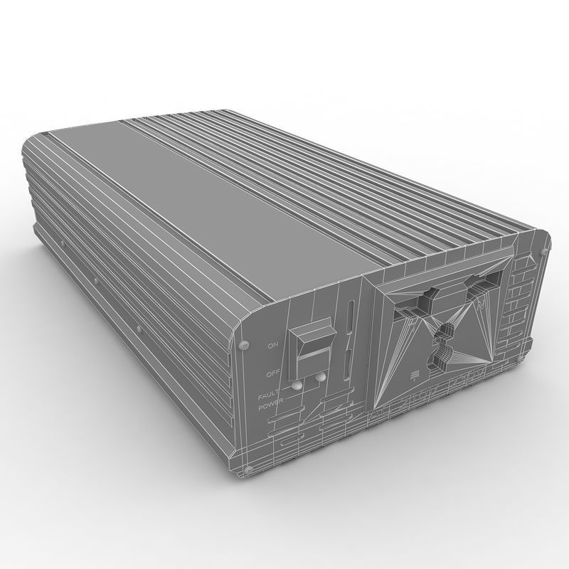 Inverter dc to ac power 3D model | CGTrader
