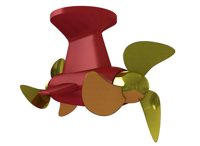 AZIMUTH THRUSTER PROPELLER 3D model | CGTrader