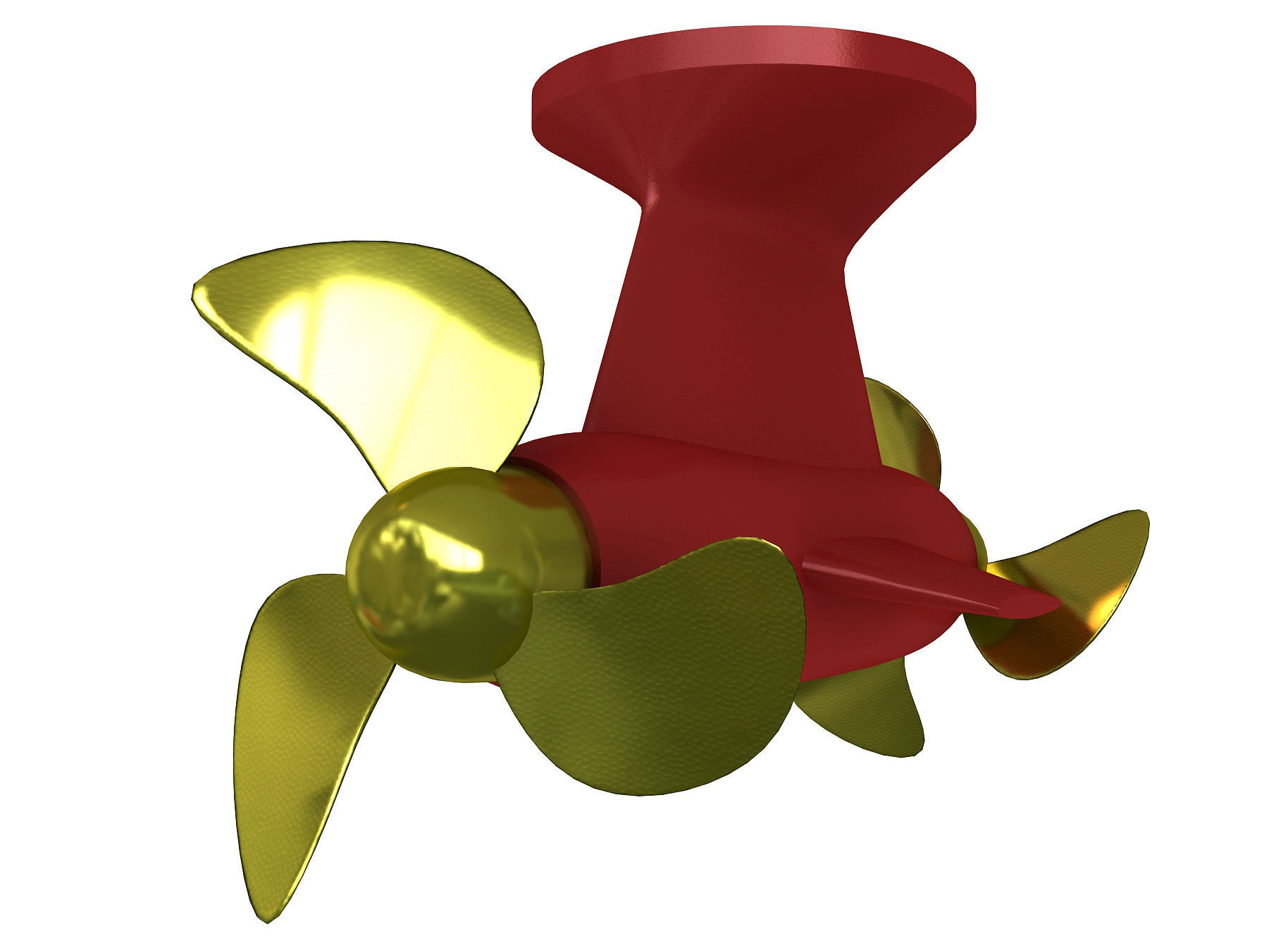 AZIMUTH THRUSTER PROPELLER 3D model | CGTrader