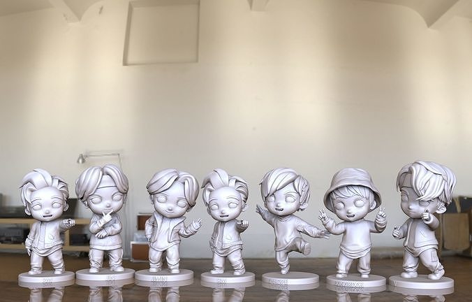 Grupo BTS 3D model 3D printable | CGTrader