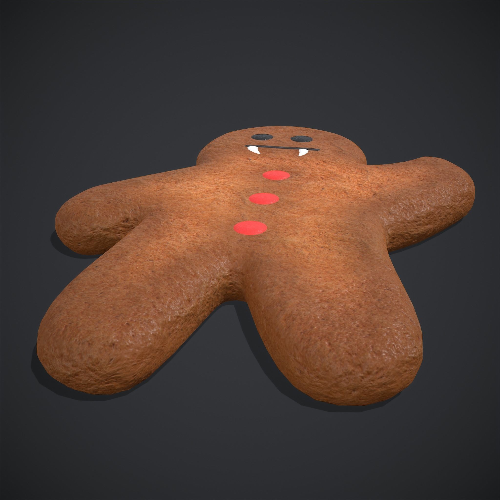 3D model Evil Ginger Bread Man VR / AR / low-poly | CGTrader