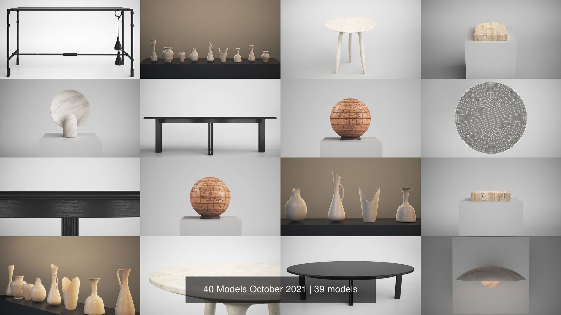 40 Models October 2021 3D Model Collection | CGTrader