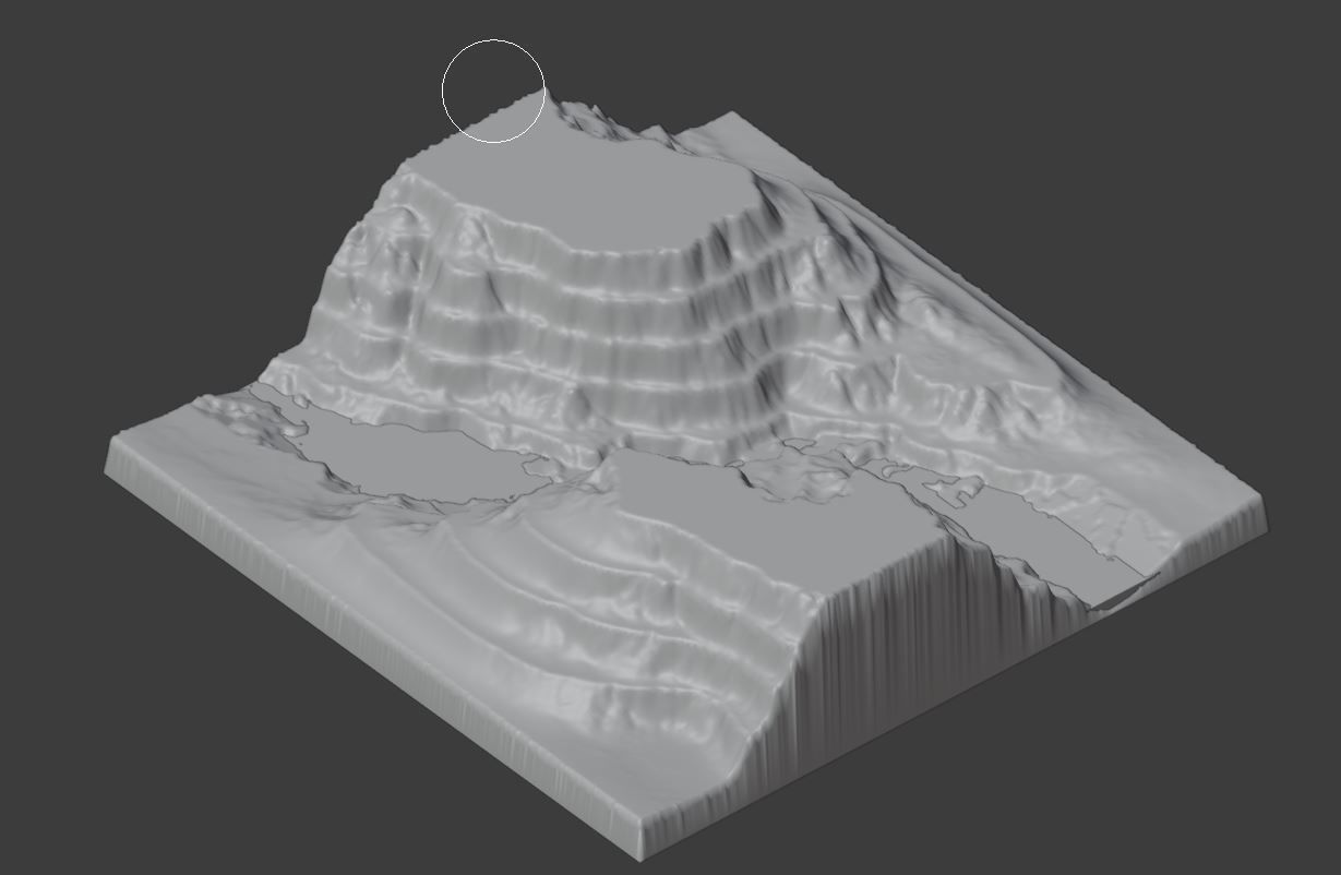 3D model The mountains PBR Textures VR / AR / low-poly | CGTrader