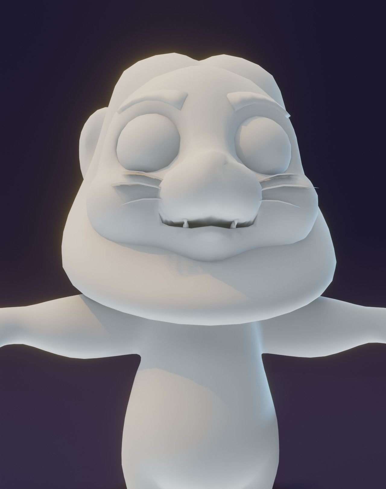 3D model Cartoon Lion Rigged Base Mesh 3D Model VR / AR / low-poly ...