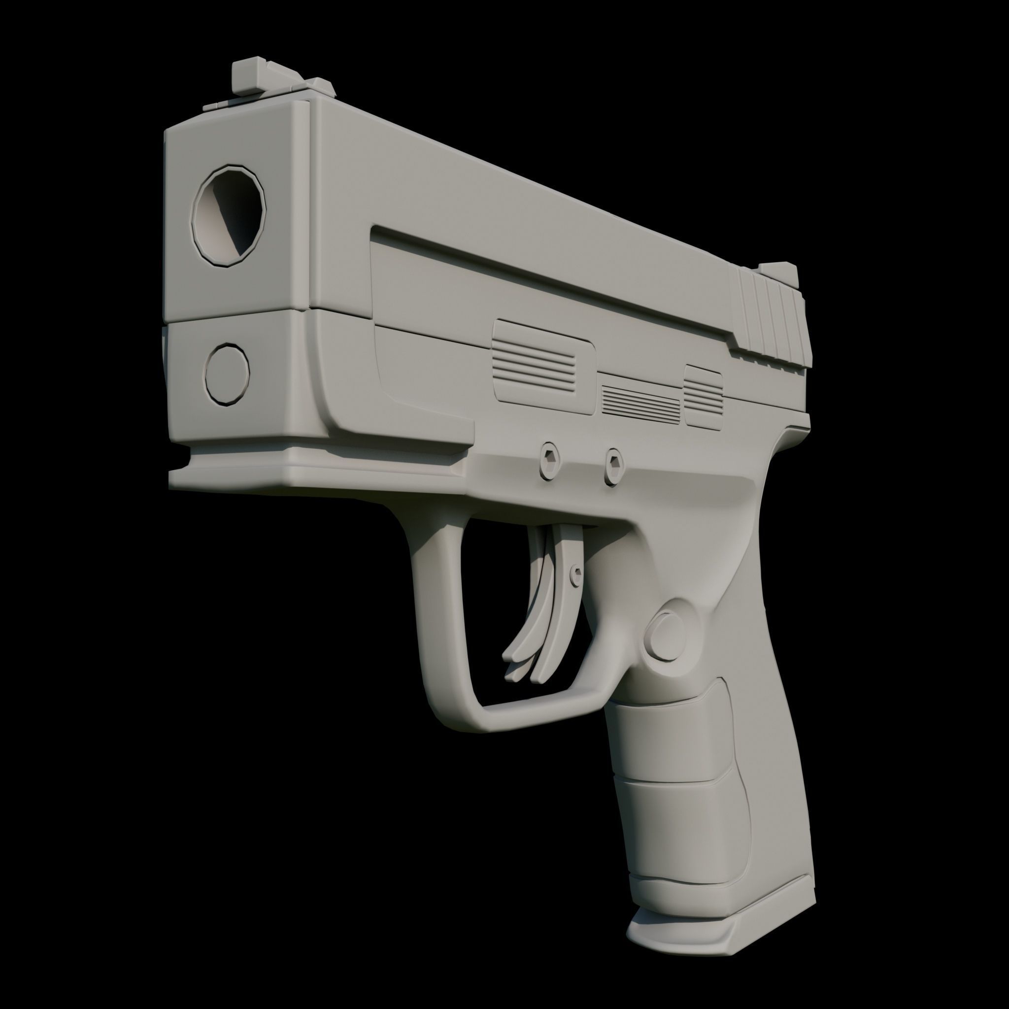 Pistol 3D Model free 3D model | CGTrader