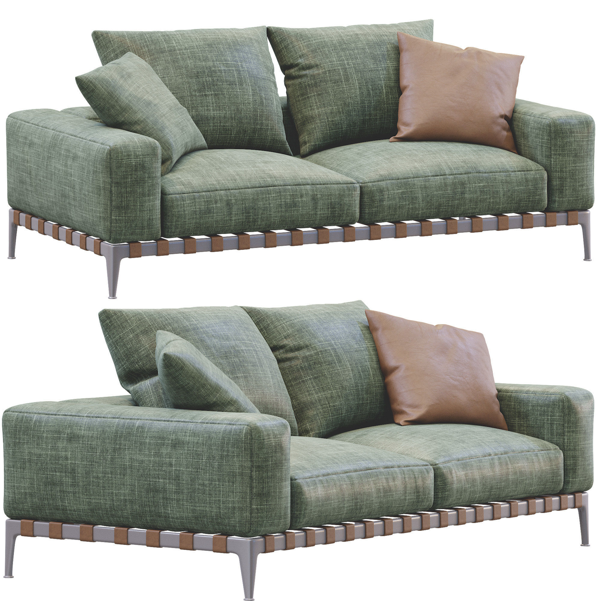 Sofa Gregory By Flexform 3D model | CGTrader