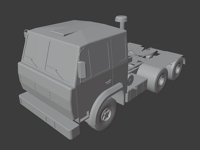 Tractor unit 3D model | CGTrader