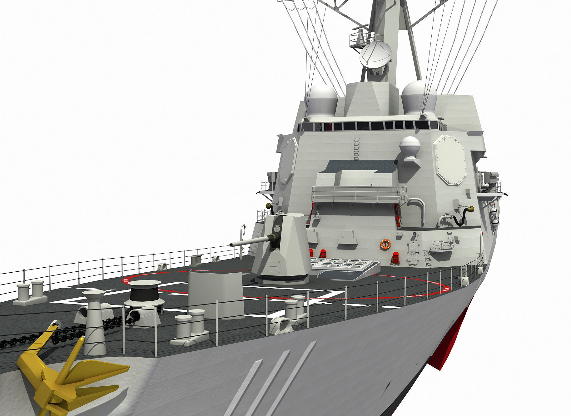 USS SPRUANCE-ARLEIGH BURKE 3D model | CGTrader