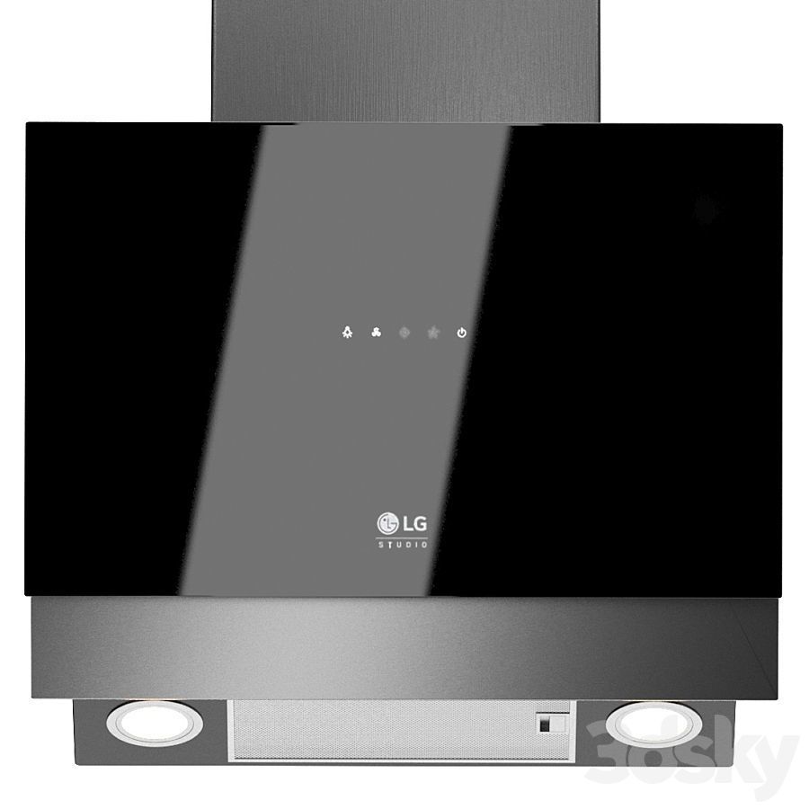 LG kitchen appliances set 4 3D model | CGTrader