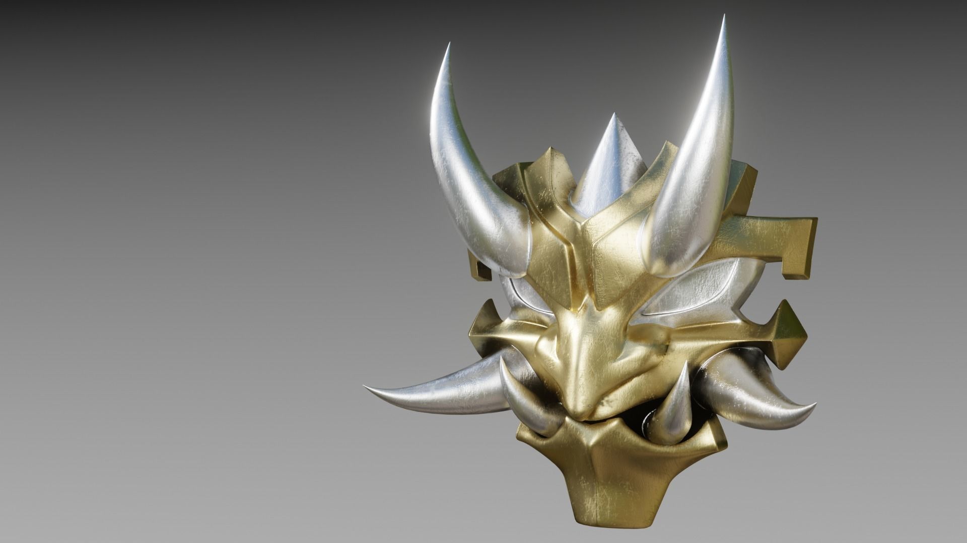 Genshin Impact Arataki Itto Belt Buckle Cosplay 3D model 3D printable ...