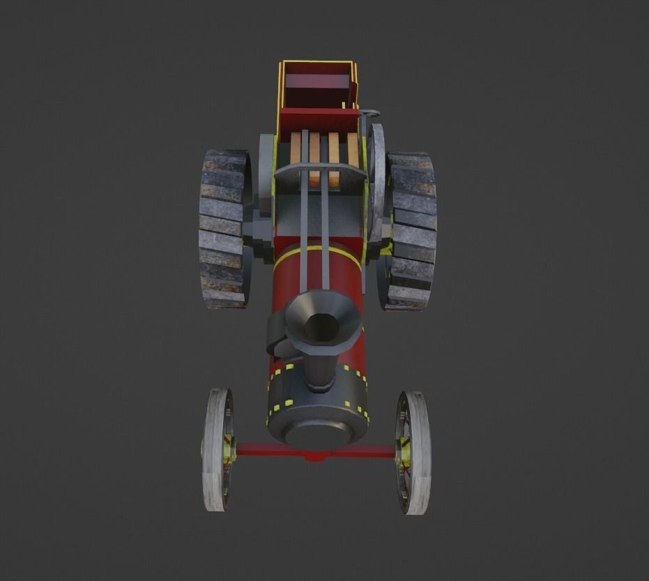 3D model Burrell Traction Engine VR / AR / low-poly | CGTrader