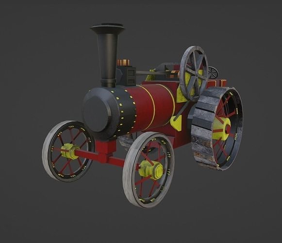 3D model Burrell Traction Engine VR / AR / low-poly | CGTrader