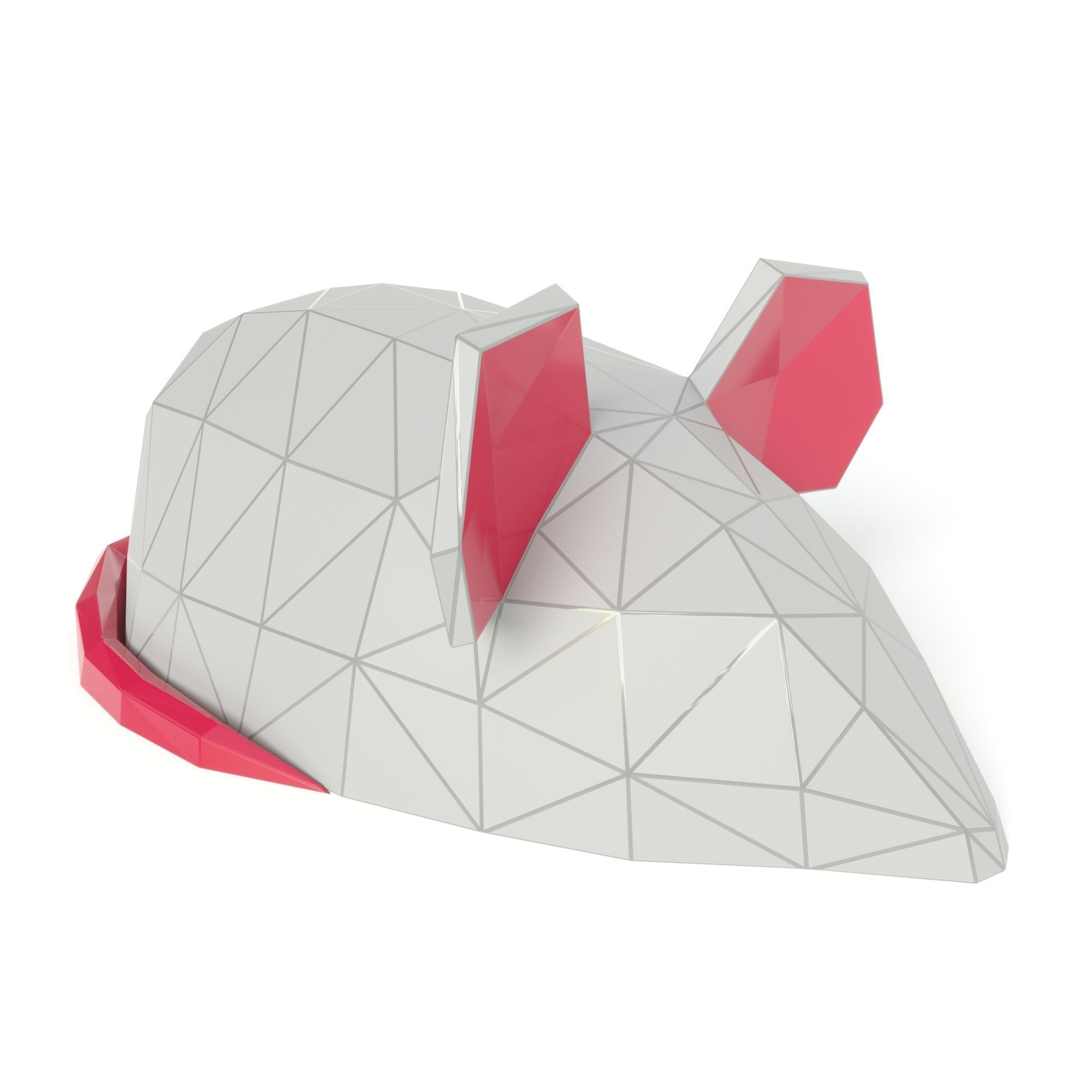 3D model Mouse polygonal VR / AR / low-poly | CGTrader