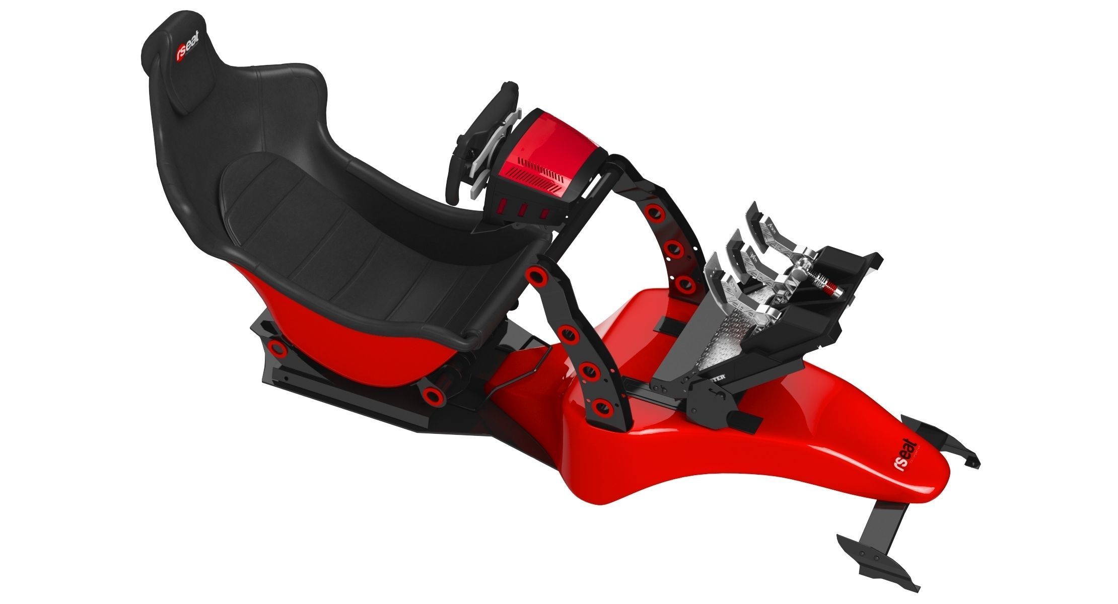 Formula 1 Racing Game Simulator Seat Collection 3D model | CGTrader