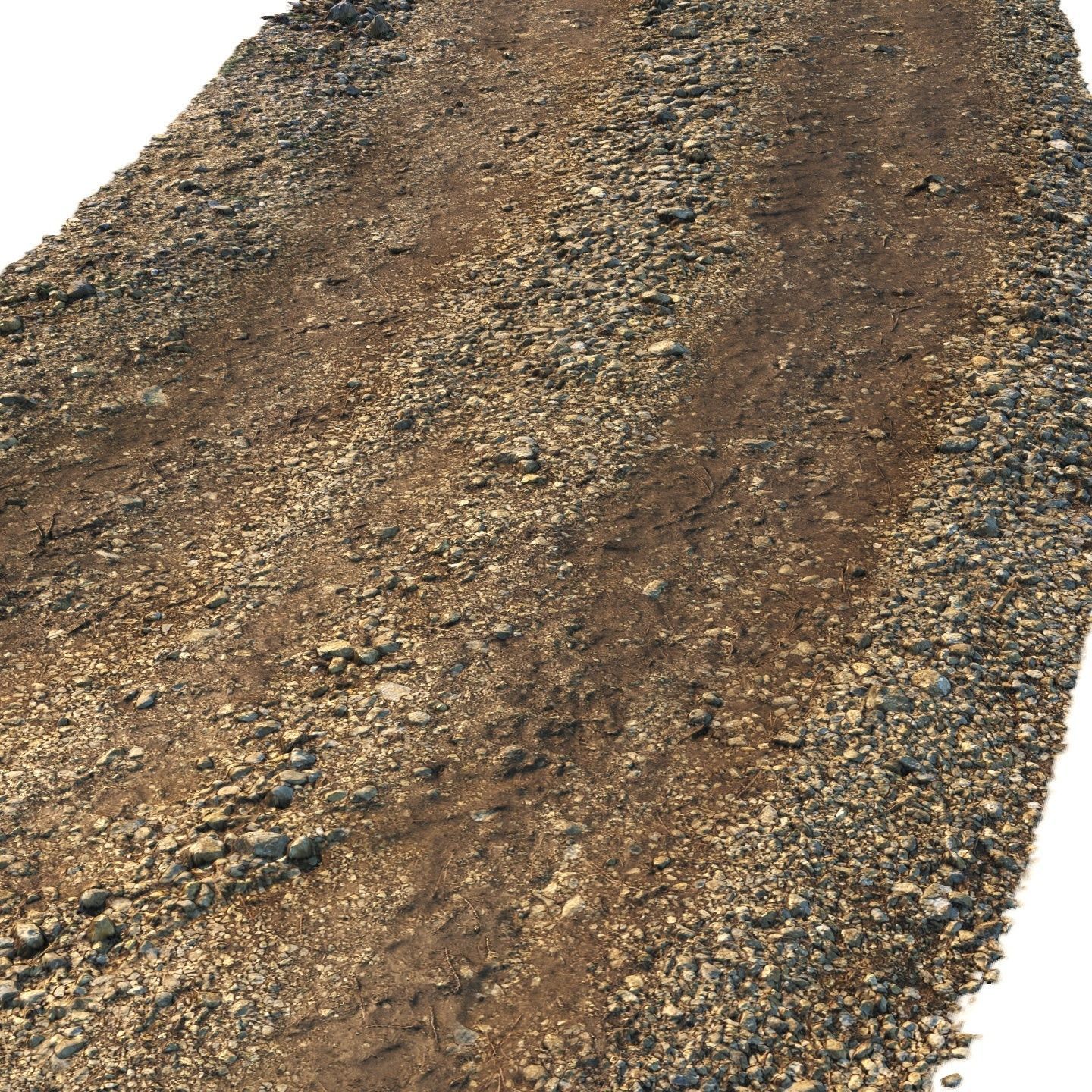 Dirt Road Material 07 3D model | CGTrader