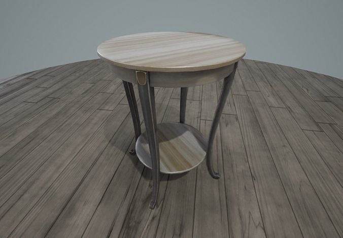 3D model Tall Round Table VR / AR / low-poly | CGTrader