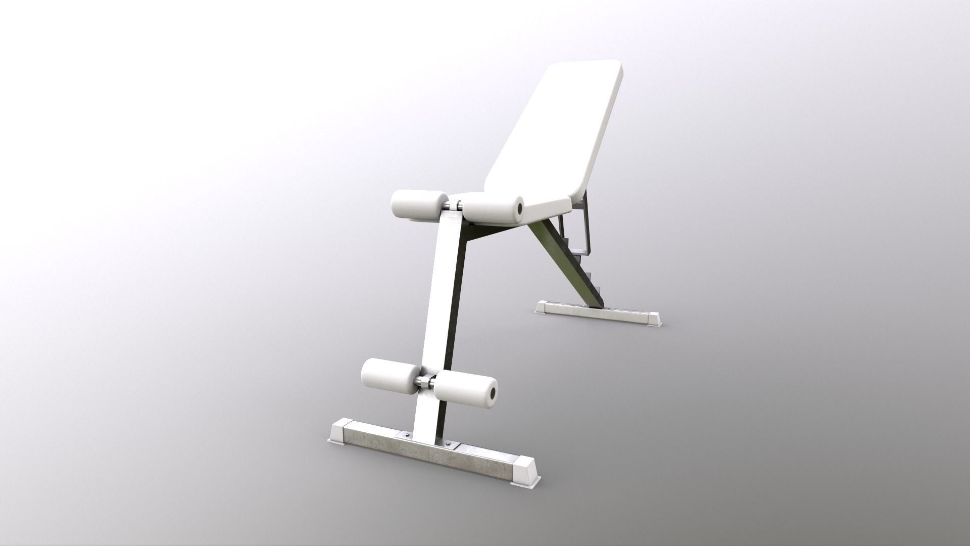 3D model PBR Flat Incline Decline Bench Press VR / AR / low-poly | CGTrader
