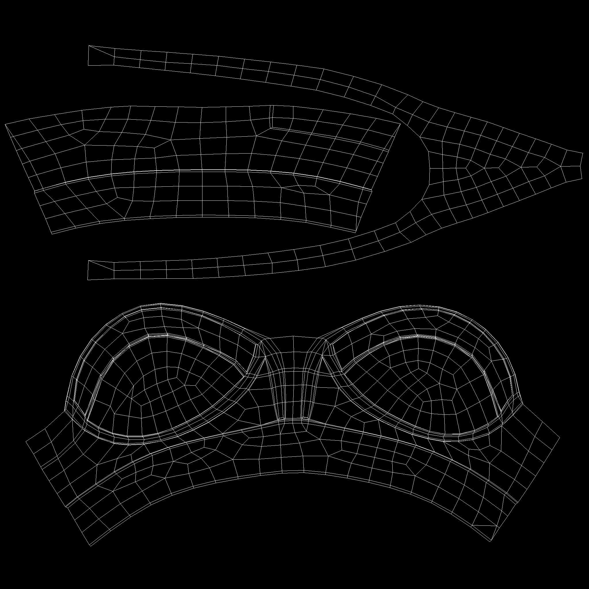 3D model Black Bralet Top VR / AR / low-poly | CGTrader