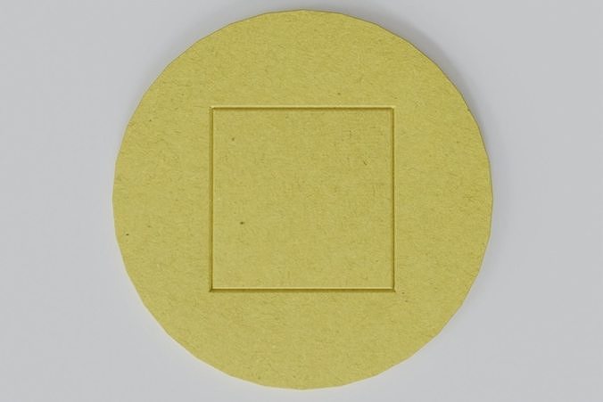 3D model Dalgona Cookie Square Squid Game Cookies VR / AR / low-poly ...