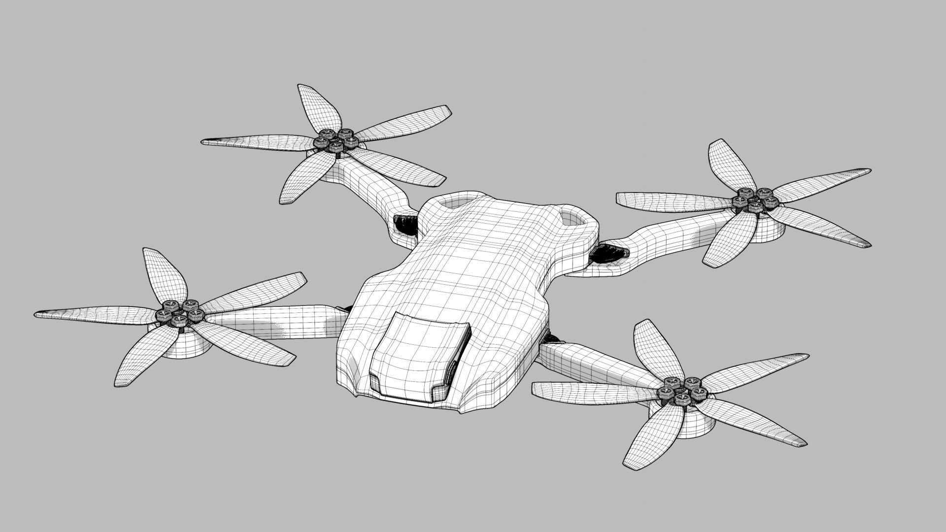 Drone 3d model with pbr textures 3D model | CGTrader
