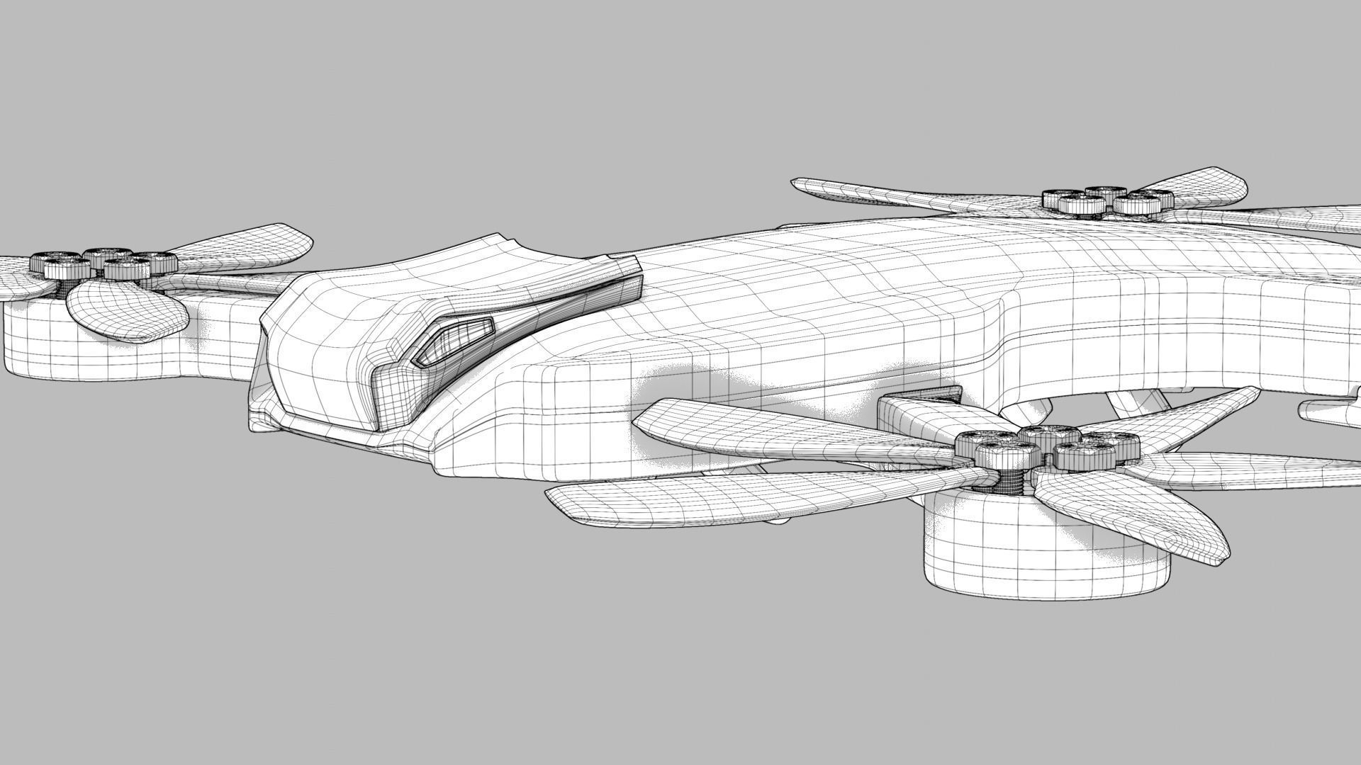 Drone 3d model with pbr textures 3D model | CGTrader