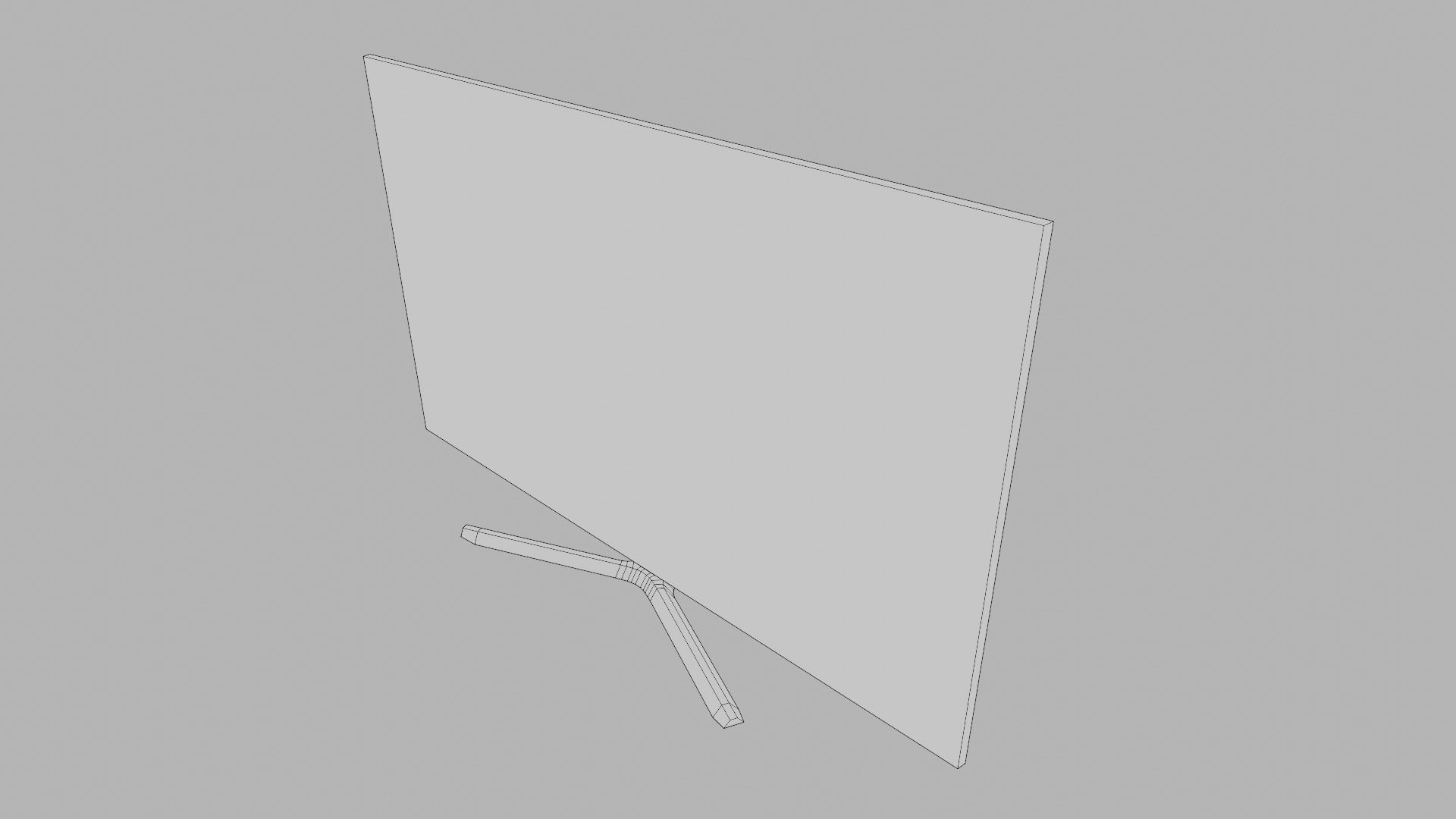 3D model Flat Screen TV VR / AR / low-poly | CGTrader