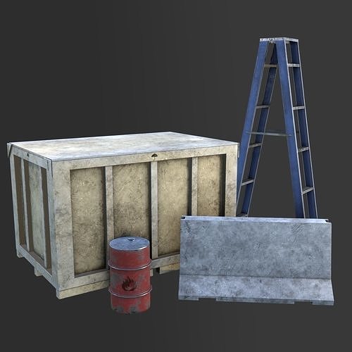 Low Poly Objects free VR / AR / low-poly 3D model | CGTrader