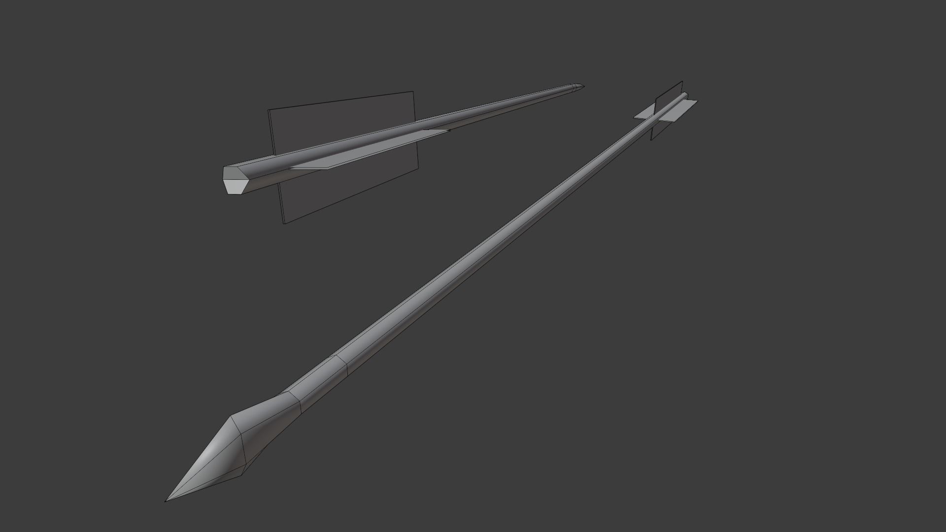 3D model Ultra lowpoly arrow VR / AR / low-poly | CGTrader
