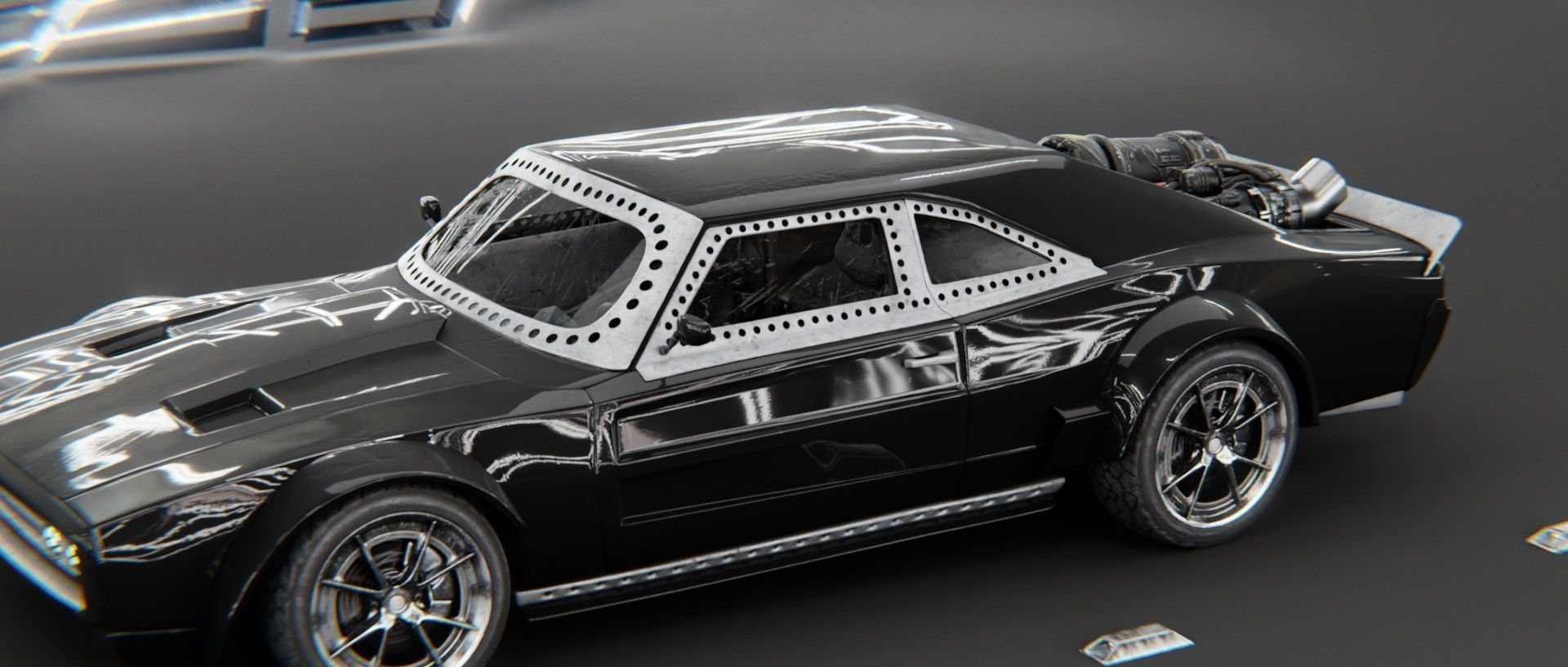 3D model DODGE ICE CHARGER VR / AR / low-poly | CGTrader