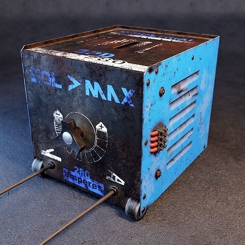 Old Welding Machine 01 3D model | CGTrader