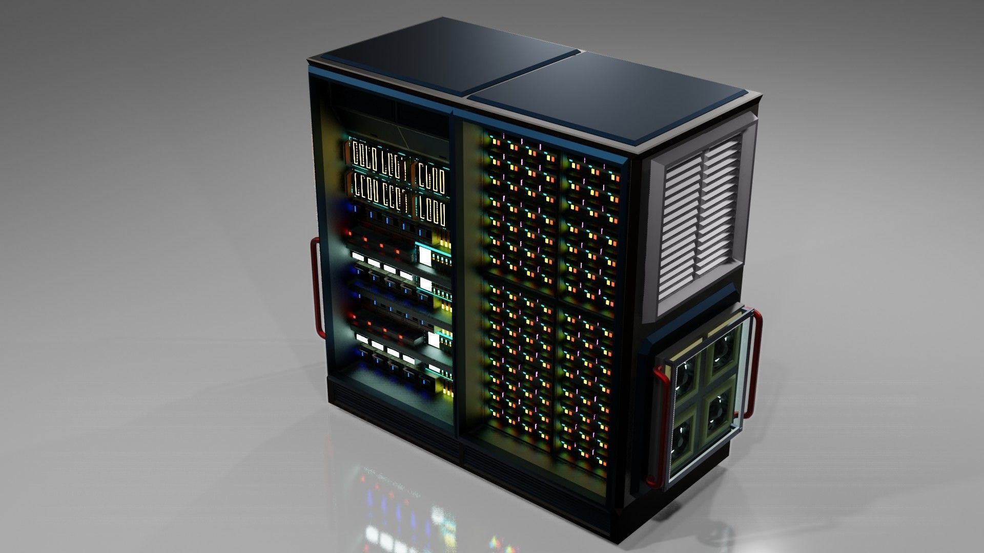 server computer 3D model | CGTrader