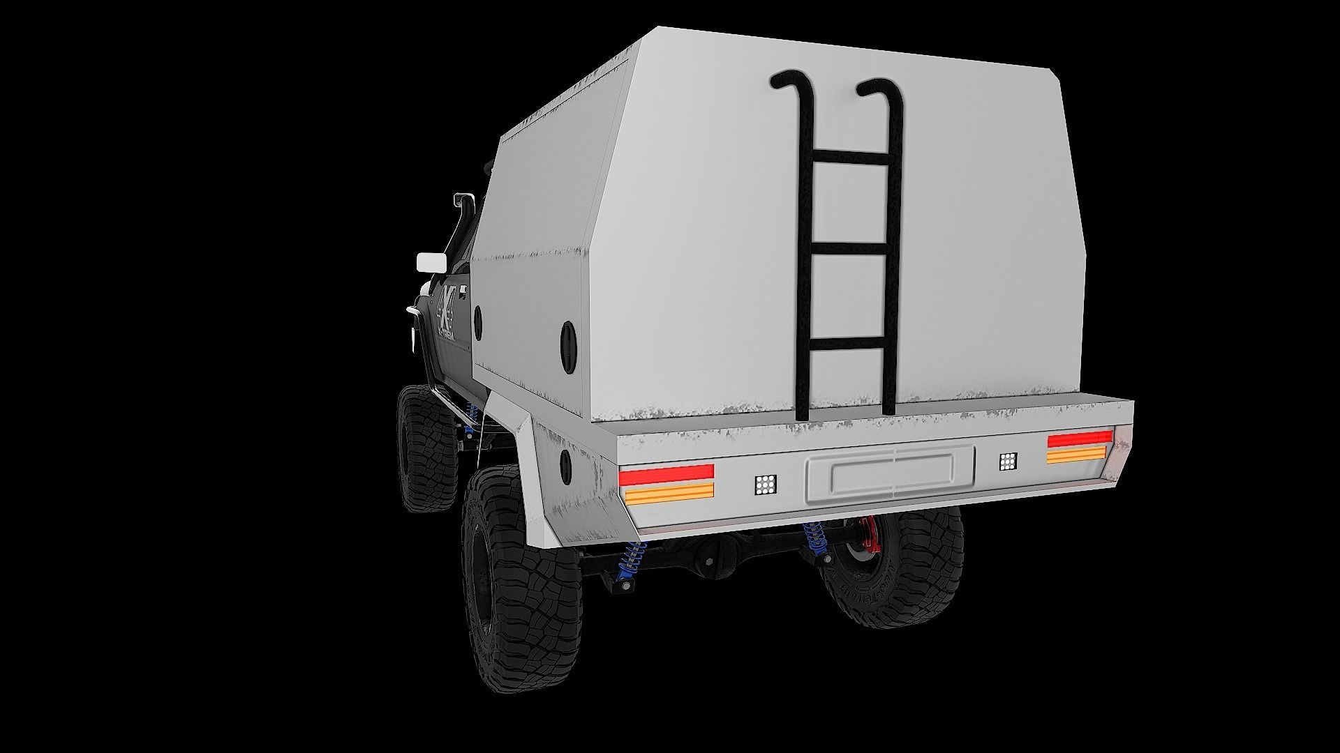 3D model Toyota Hilux Ln106 1989 VR / AR / low-poly | CGTrader