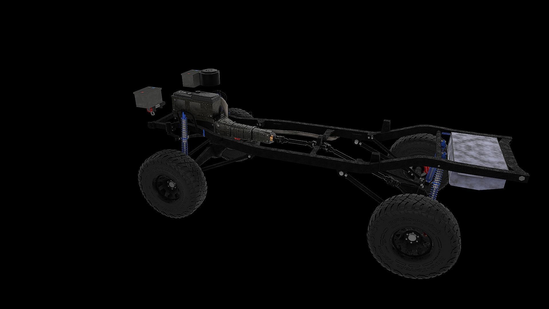 3D model Toyota Hilux Ln106 1989 VR / AR / low-poly | CGTrader