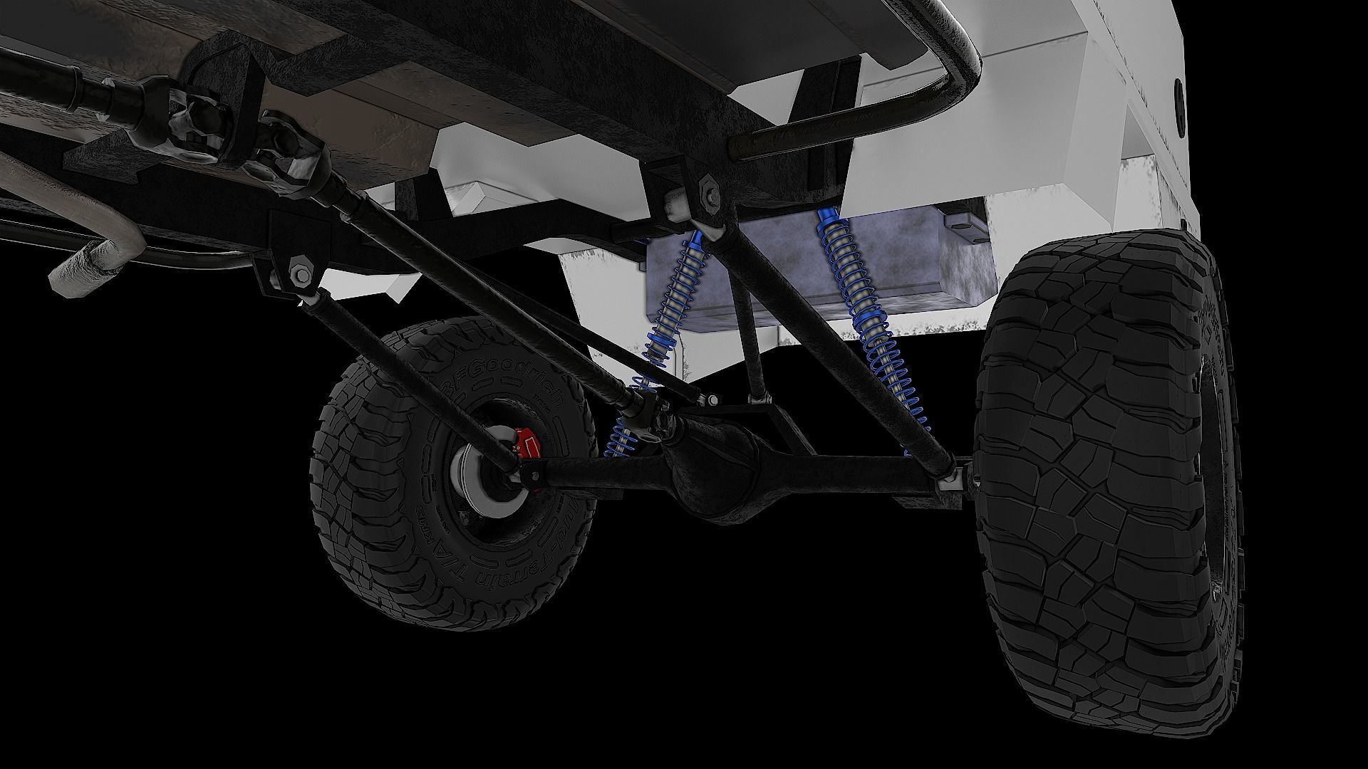 3D model Toyota Hilux Ln106 1989 VR / AR / low-poly | CGTrader