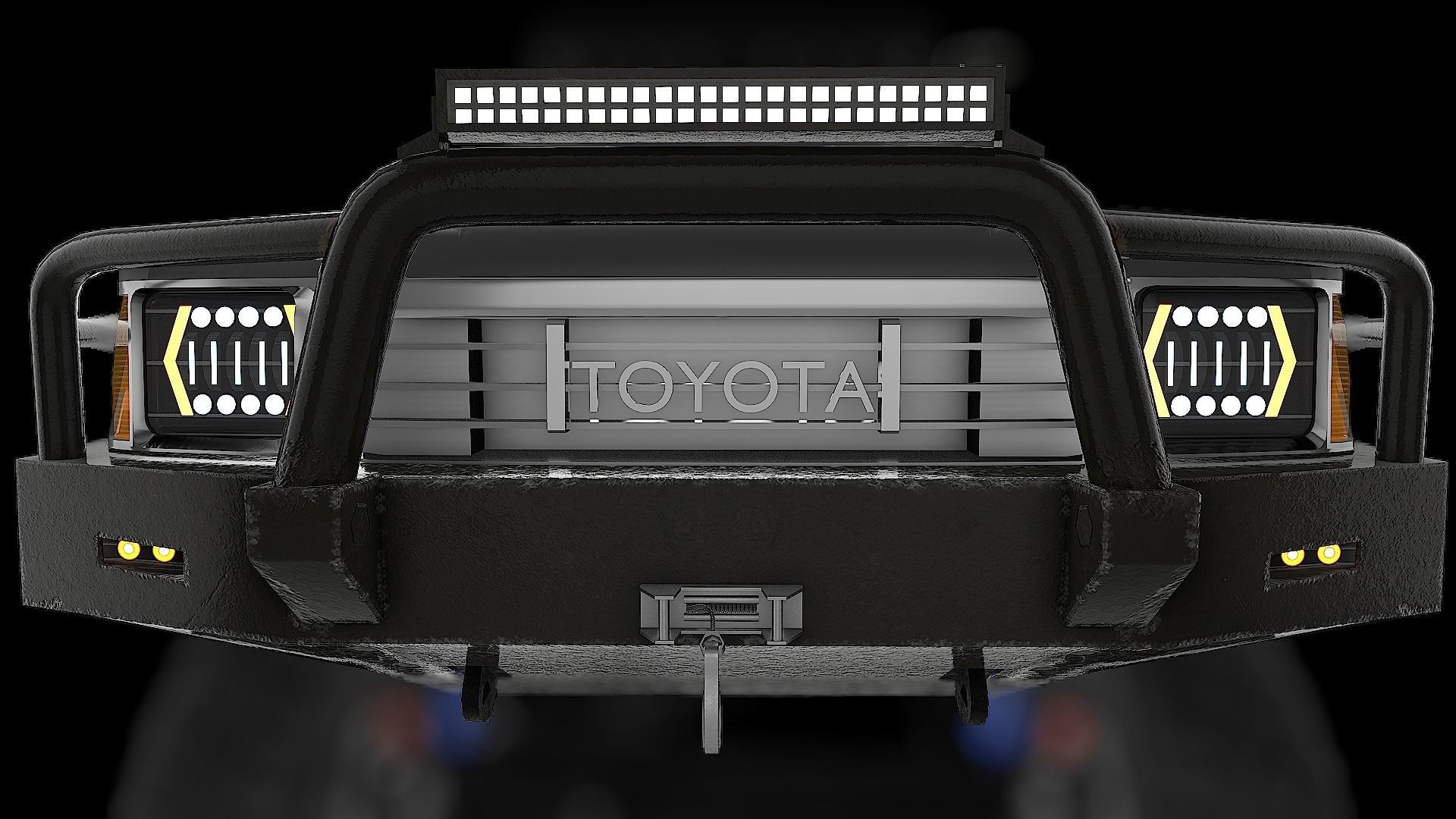 3D model Toyota Hilux Ln106 1989 VR / AR / low-poly | CGTrader