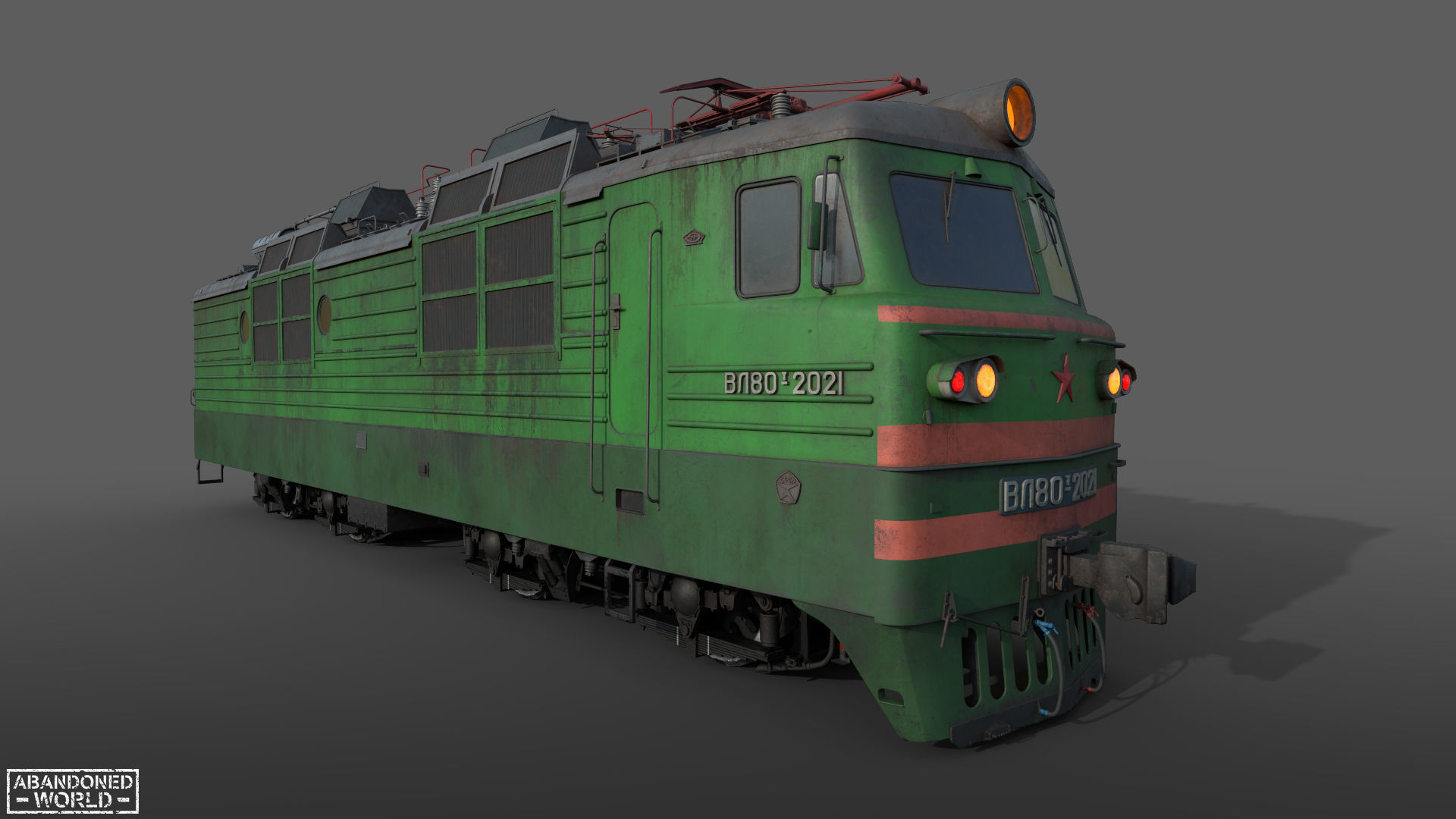 3D model Soviet Electric Locomotive VL80T - 2021 VR / AR / low-poly ...