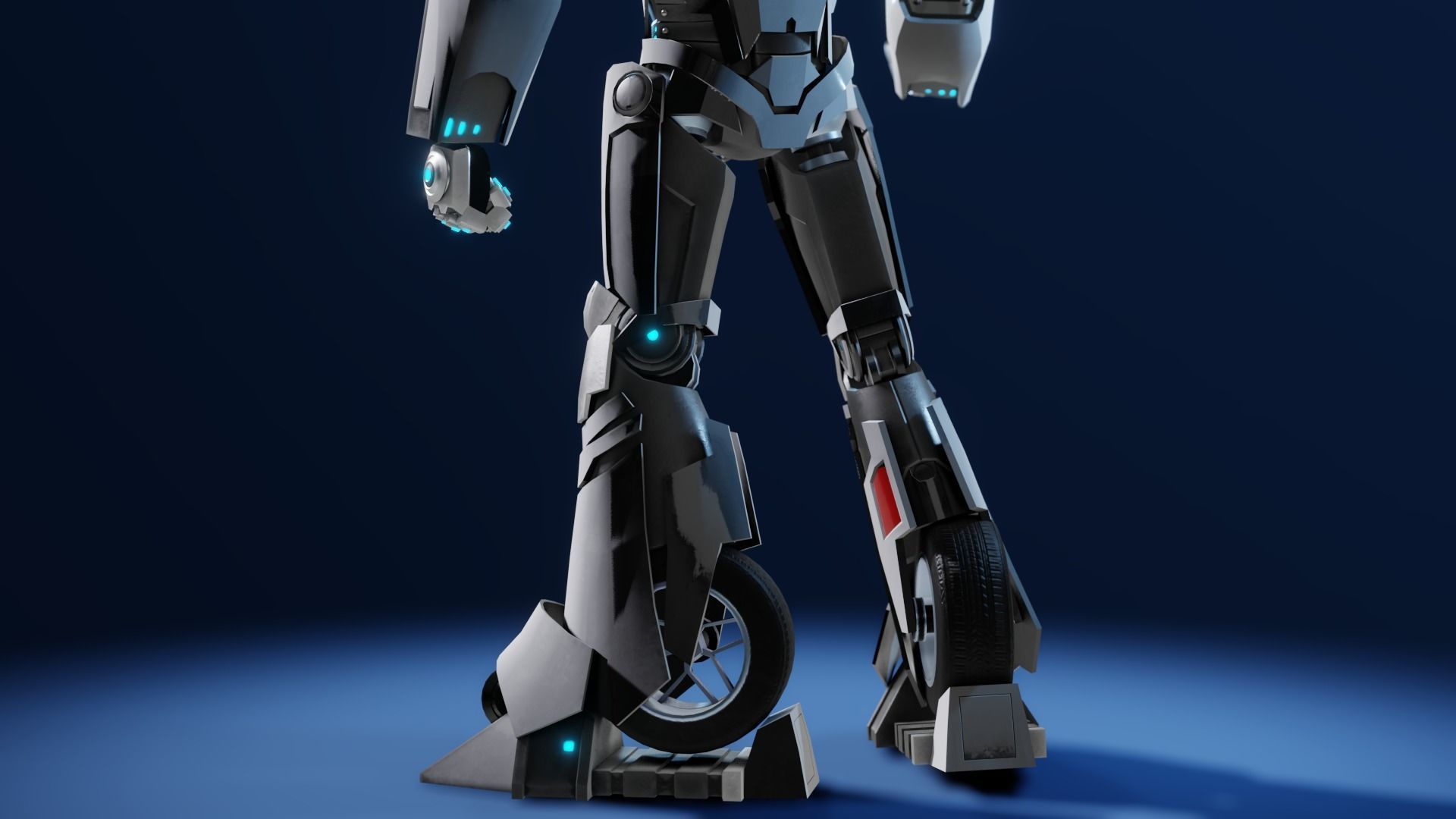 3D model Prowl Transformers Prime Character Rig VR / AR / low-poly ...