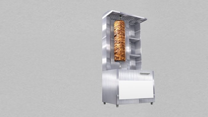 3D model SHAWARMA MACHINE VR / AR / low-poly | CGTrader