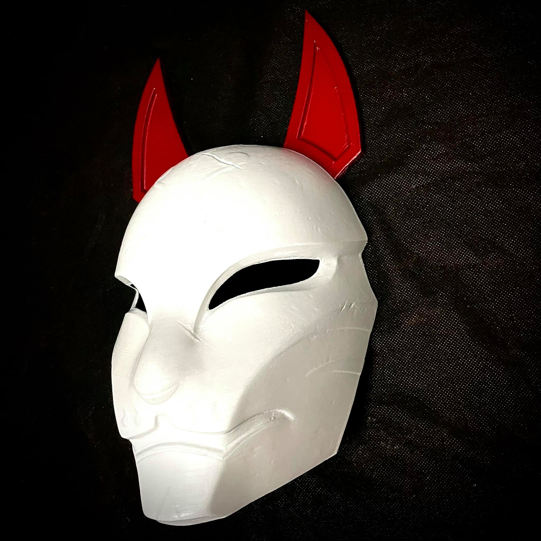 Aragami 2 Mask - Kitsune Mask - Halloween Cosplay 3D model 3D printable ...