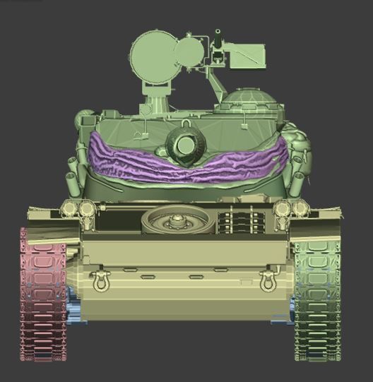 AMX 13 105 TANK 3D model 3D printable | CGTrader